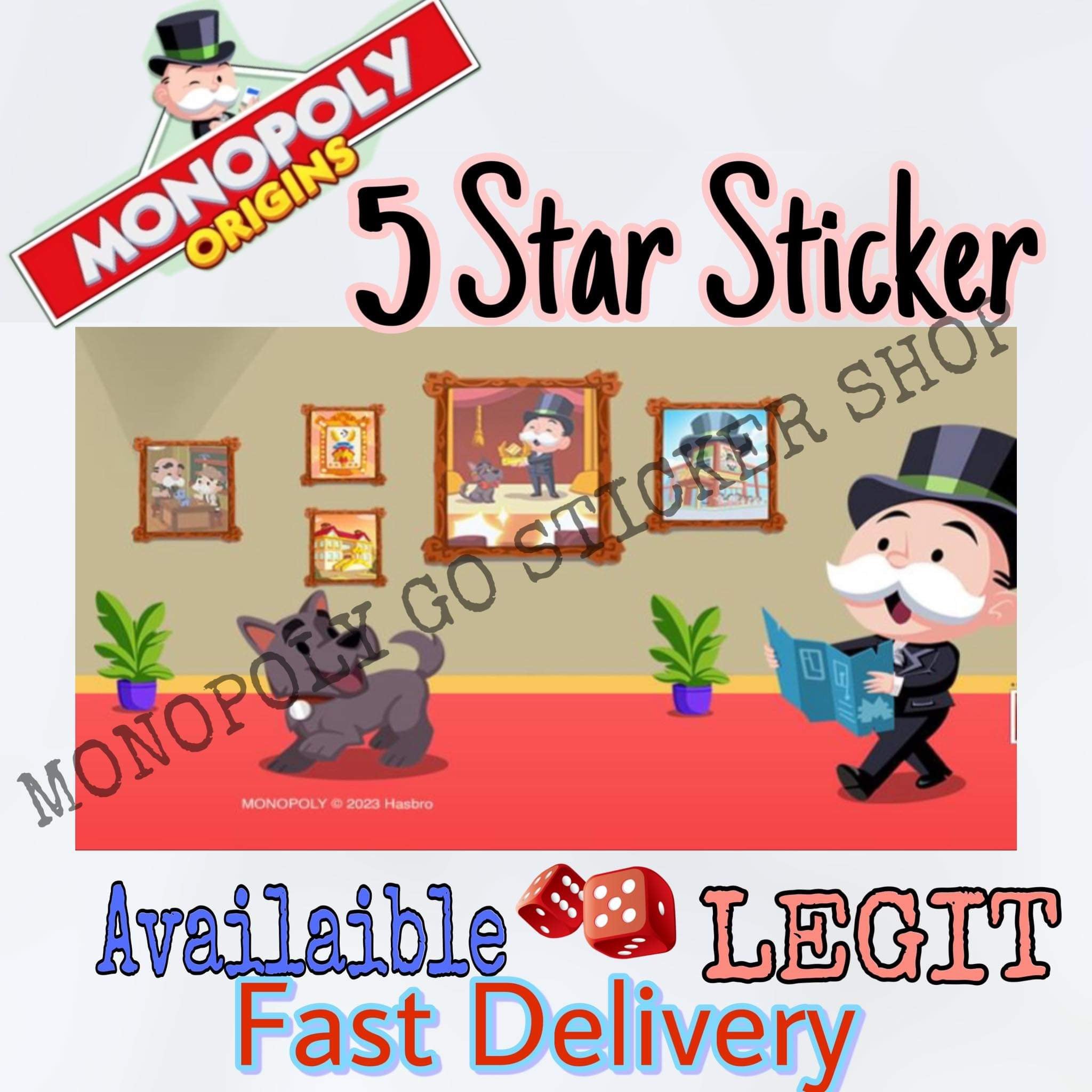 Monopoly Go Prestige 5 Star Stickers – MonopolyGoSticker